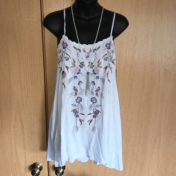 Knox Rose | Tops | Adorable Knox Rose Spaghetti Strap Tunic Size S ...